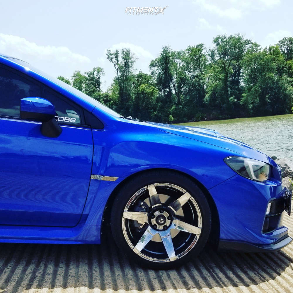 2017 Subaru WRX Base with 18x9.5 Cosmis Racing S1 and Cosmo 235x40 on ...