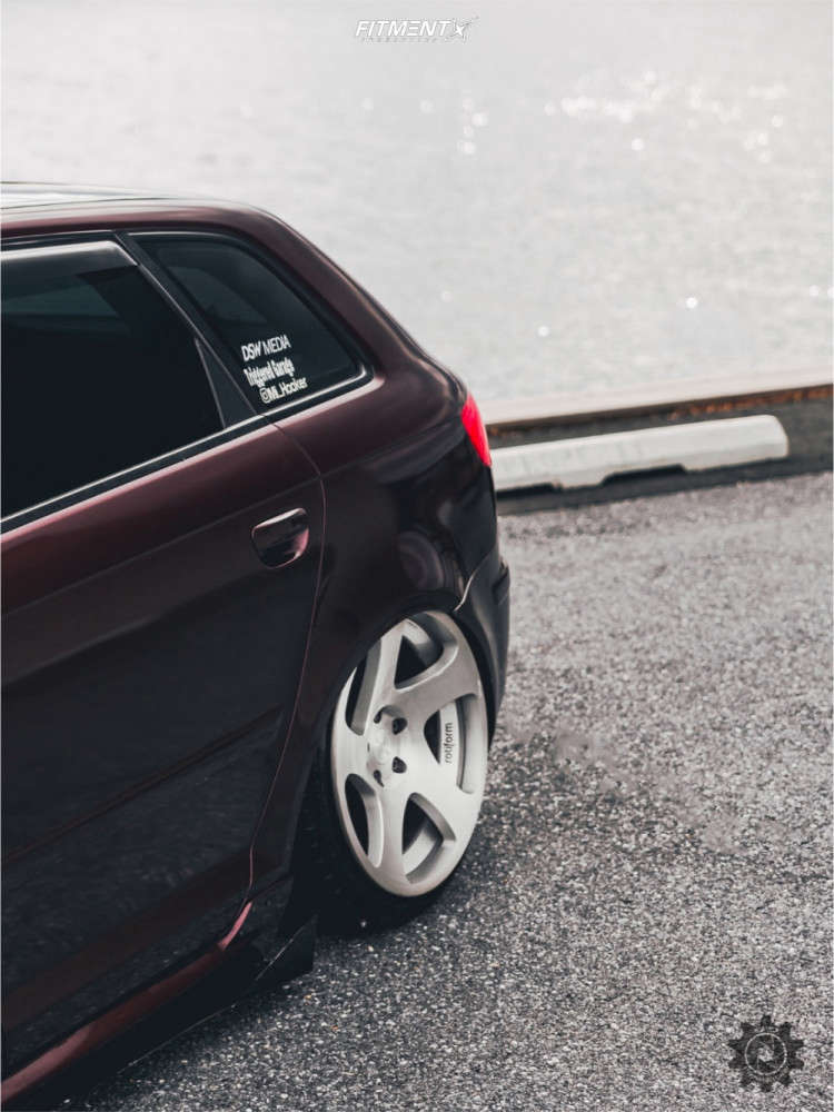 2007 Audi A3 Base with 18x8.5 Rotiform Tmb and Achilles 215x40 on Air ...