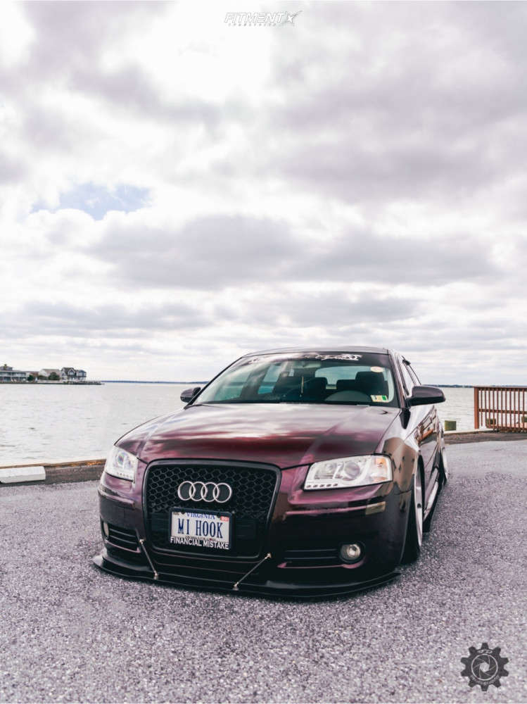 2007 Audi A3 Base with 18x8.5 Rotiform Tmb and Achilles 215x40 on Air ...