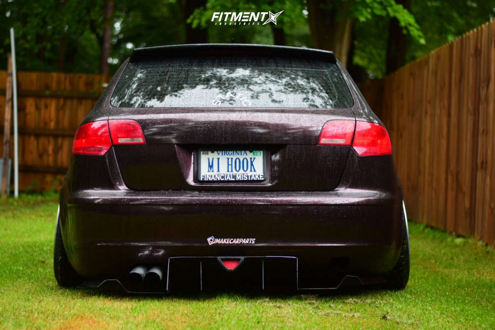 2007 Audi A3 Base with 18x8.5 Rotiform Tmb and Achilles 215x40 on Air ...