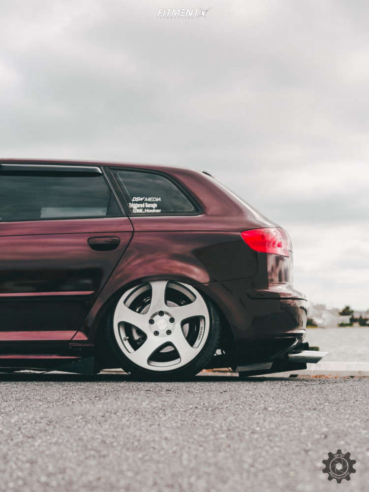 2007 Audi A3 Base with 18x8.5 Rotiform Tmb and Achilles 215x40 on Air ...