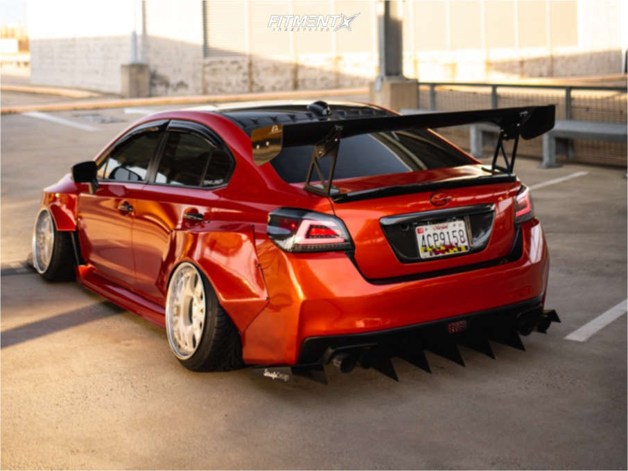 2017 Subaru WRX Base with 18x12 Work Vs Md and Federal 255x35 on Air ...