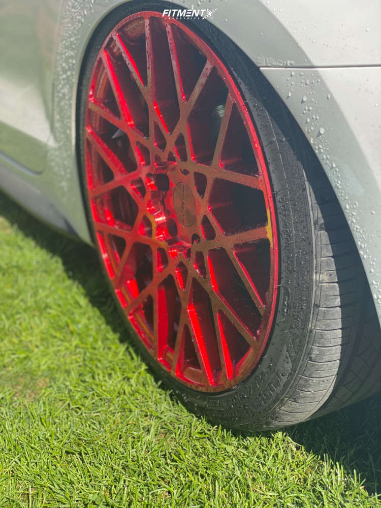 2014 Volkswagen Jetta GLI with 18x8.5 Rotiform Blq and Hankook 215x25 ...