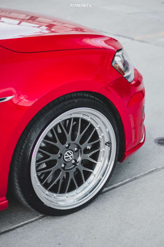 2016 Volkswagen Golf R Base with 19x9.5 BBS Lm and Nankang 235x35 on ...