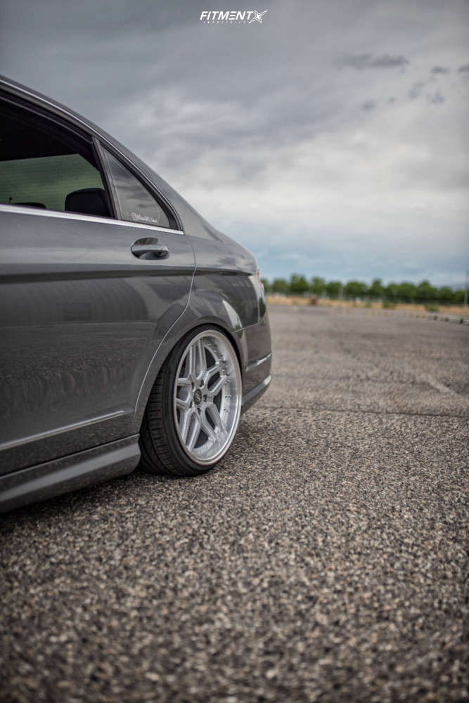 2011 Mercedes-Benz C300 Sport with 18x8.5 ESR CS15 and Lexani 215x35 on ...