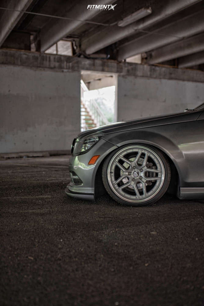 2011 Mercedes-Benz C300 Sport with 18x8.5 ESR CS15 and Lexani 215x35 on ...