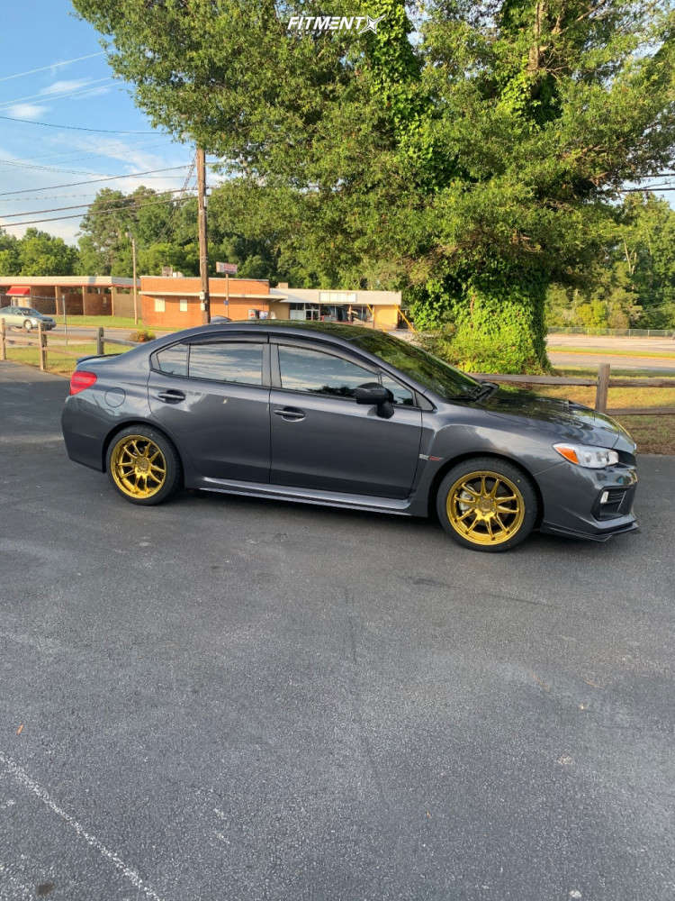 2020 Subaru WRX Base with 18x9.5 Aodhan DS02 and Federal 235x40 on ...