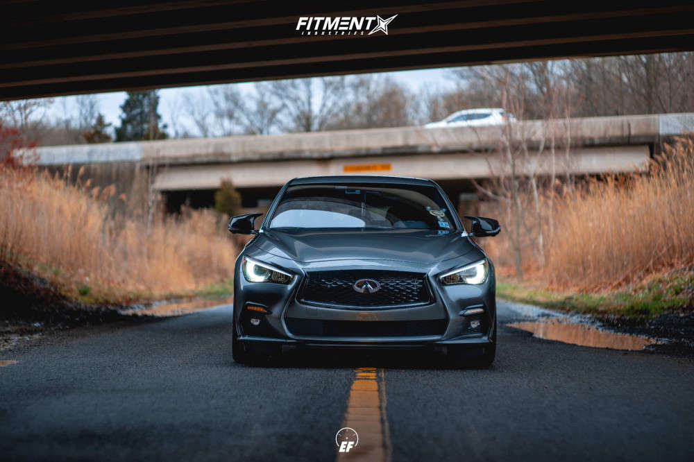 2018 INFINITI Q50 Red Sport with 19x8.5 TSW Sebring and Continental ...