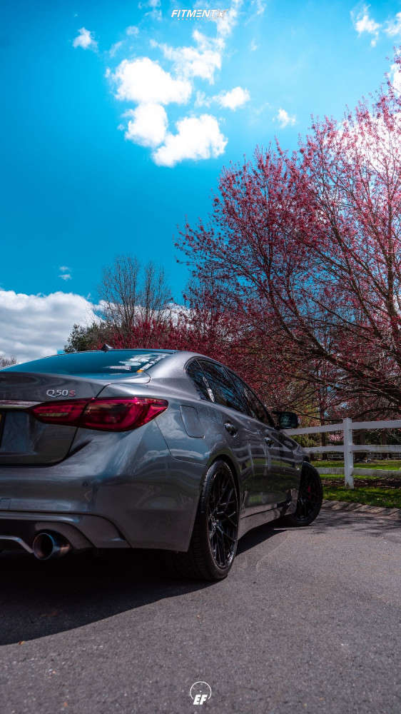 2018 INFINITI Q50 Red Sport with 19x8.5 TSW Sebring and Continental ...