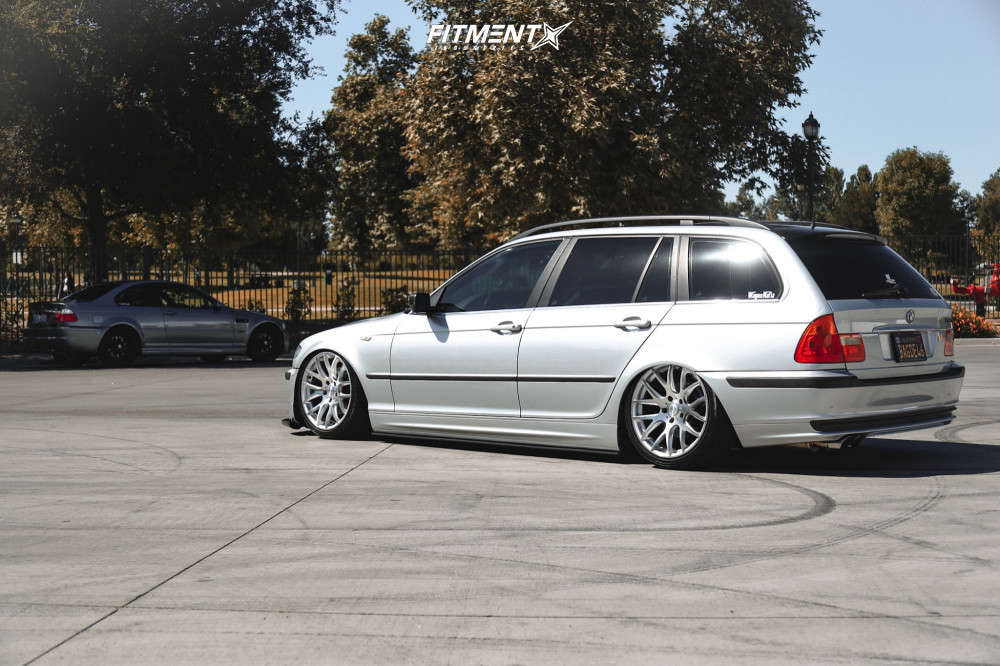 2004 BMW 325i Base with 18x8.5 ESR Sr12 and Sentury 225x40 on Air ...