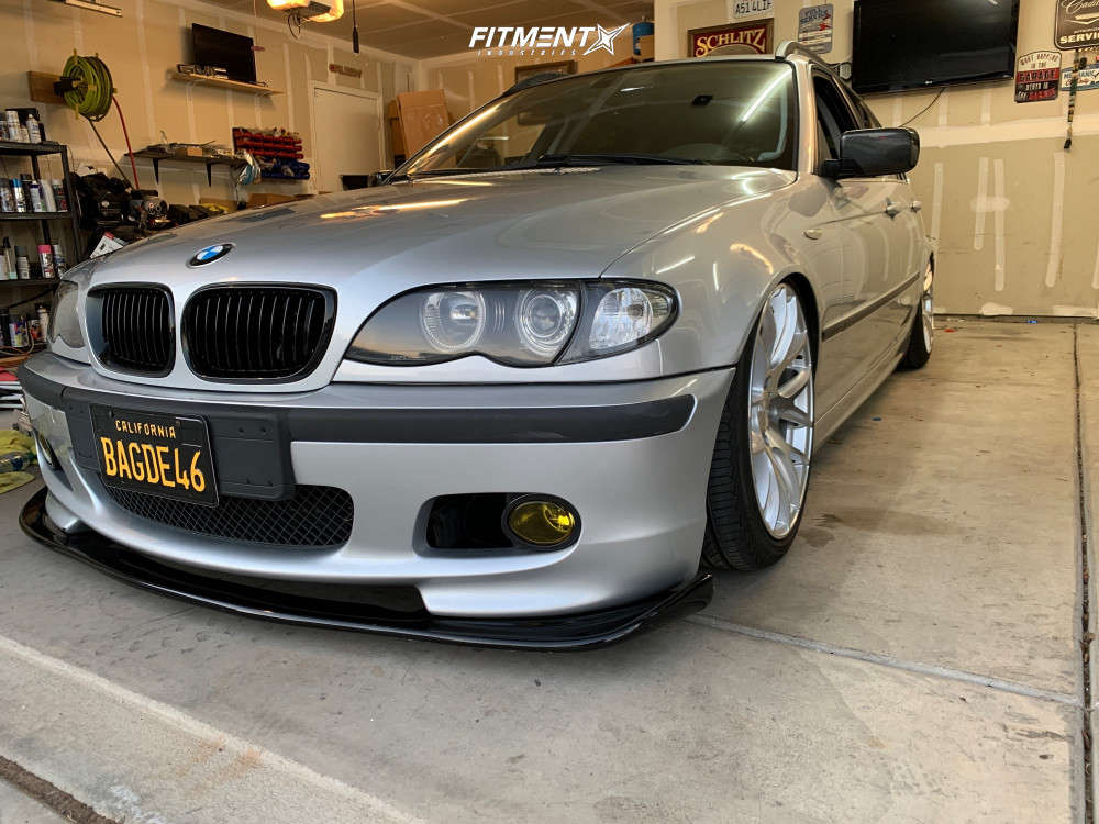 2004 BMW 325i Base with 18x8.5 ESR Sr12 and Sentury 225x40 on Air ...