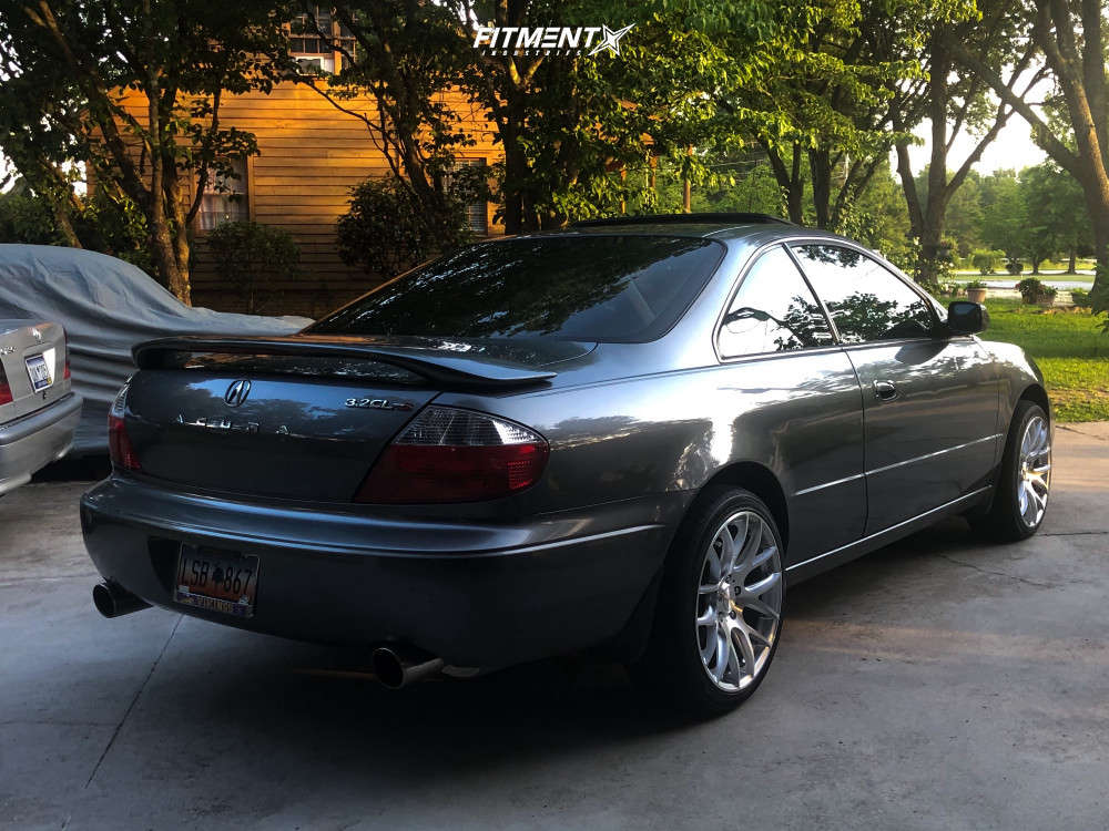 2003 Acura CL Type-S with 18x8.5 ESR Sr12 and Hankook 225x40 on Stock ...