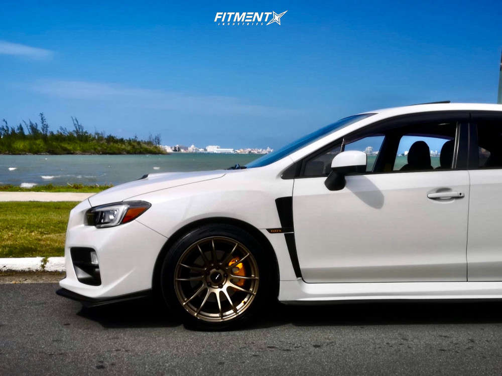 2016 Subaru WRX Limited with 18x9.5 AVID1 AV20 and Toyo Tires 245x40 on ...