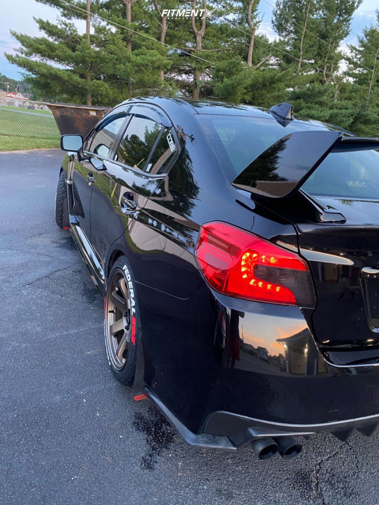 2016 Subaru WRX Base with 18x9.5 AVID1 AV6 and Federal 245x40 on ...