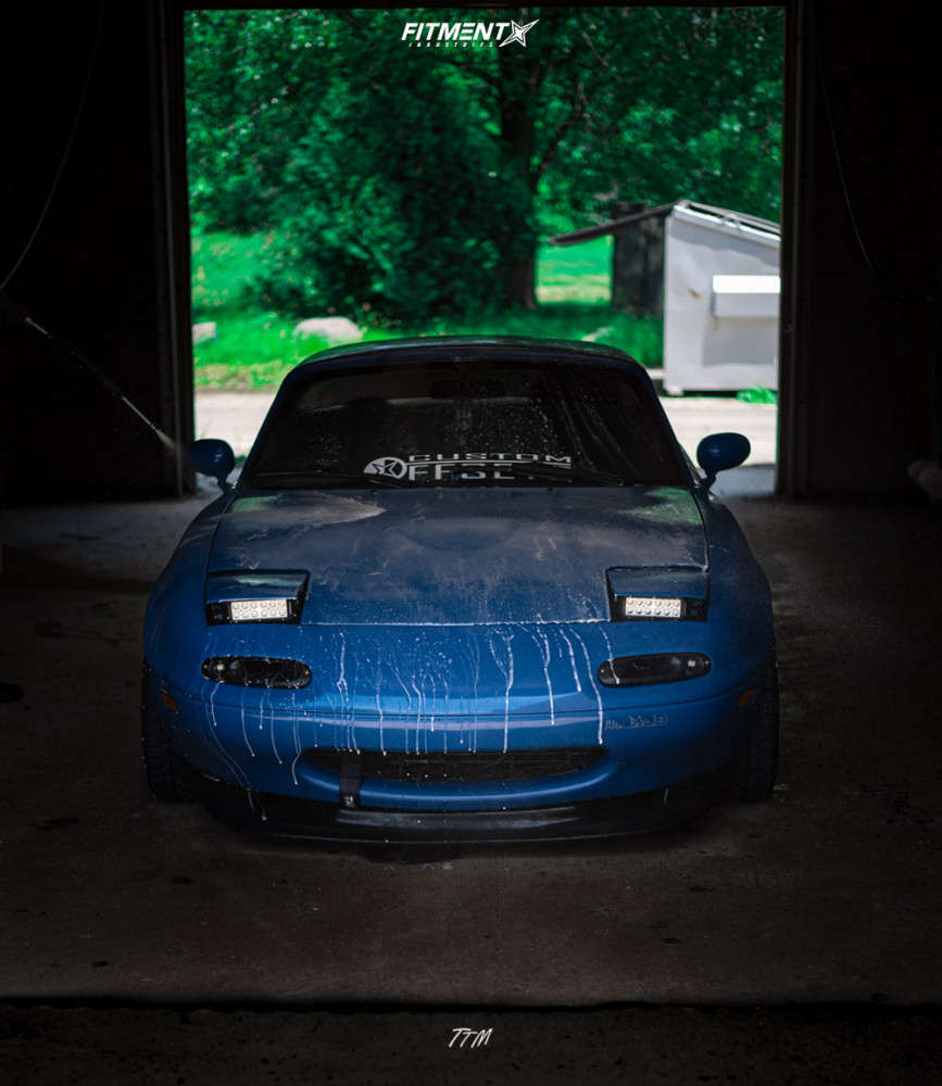 1990 Mazda Miata Base with 15x8.5 F1R F07 and Continental 205x55 on ...