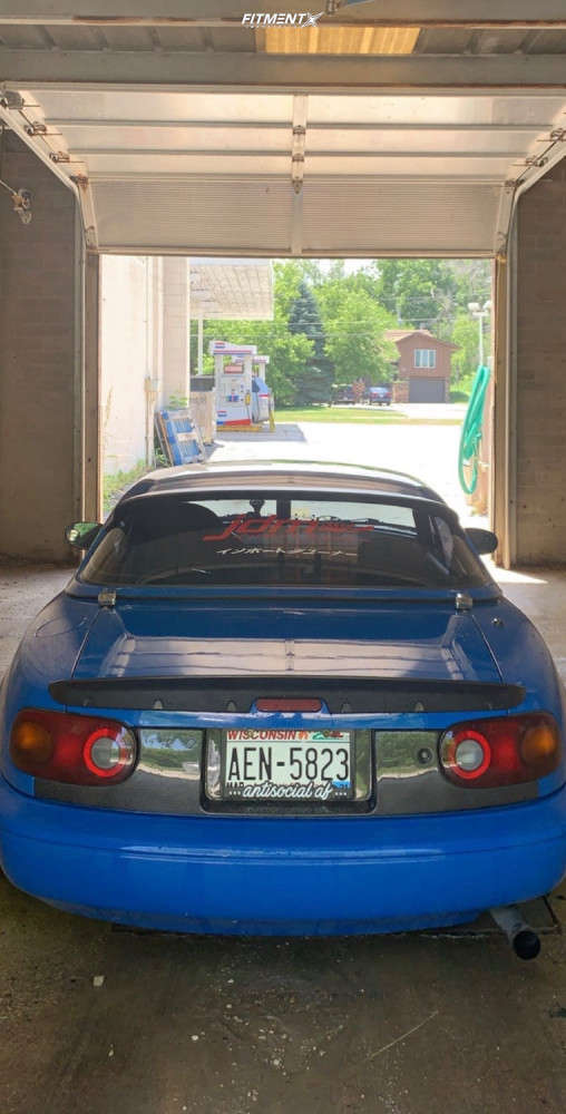 1990 Mazda Miata Base with 15x8.5 F1R F07 and Continental 205x55 on ...