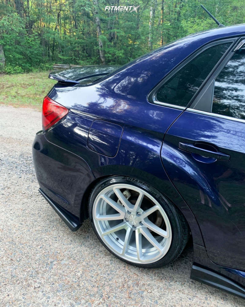 2011 Subaru Impreza WRX with 18x9.5 Rotiform Spf and Antares 225x45 on Coilovers | 1164725 ...