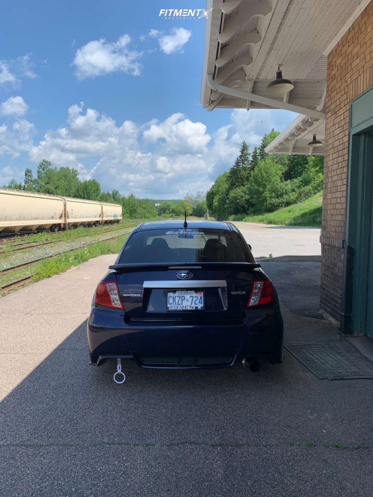 2011 Subaru Impreza WRX with 18x9.5 Rotiform Spf and Antares 225x45 on ...