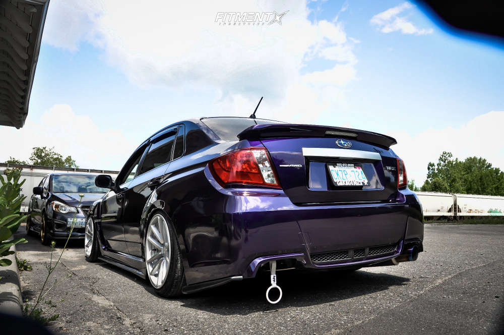 2011 Subaru Impreza WRX with 18x9.5 Rotiform Spf and Antares 225x45 on ...