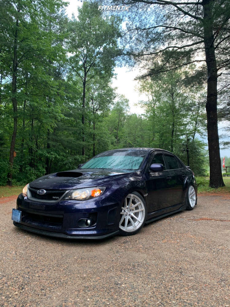 2011 Subaru Impreza WRX with 18x9.5 Rotiform Spf and Antares 225x45 on ...