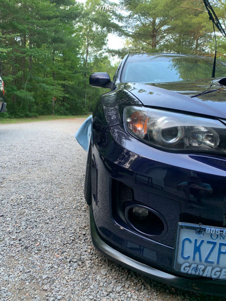 2011 Subaru Impreza WRX with 18x9.5 Rotiform Spf and Antares 225x45 on ...