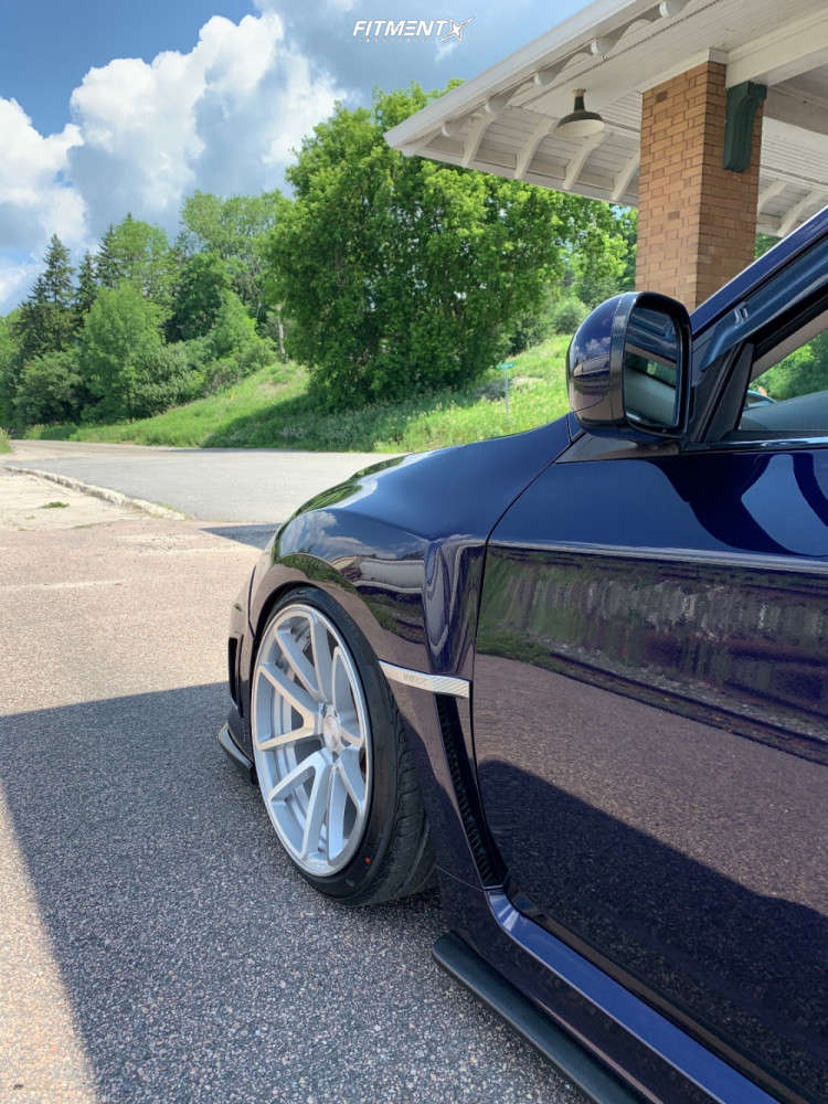 2011 Subaru Impreza WRX with 18x9.5 Rotiform Spf and Antares 225x45 on ...