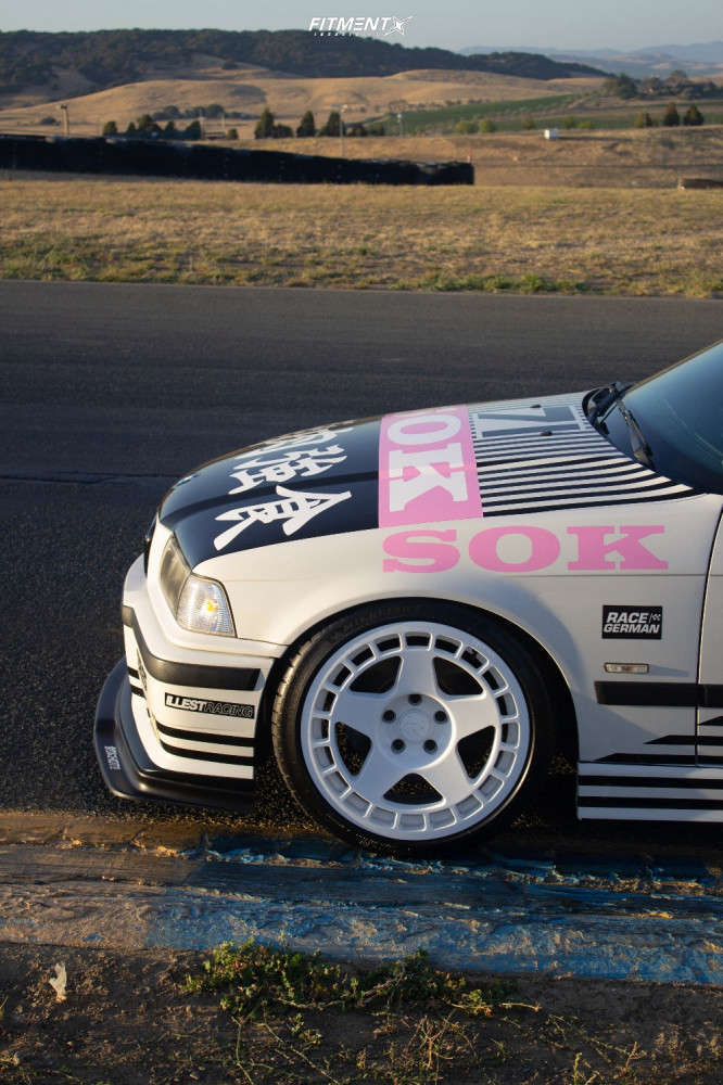 1997 BMW M3 Base with 18x9 Fifteen52 Turbomac and Michelin 245x35 on ...