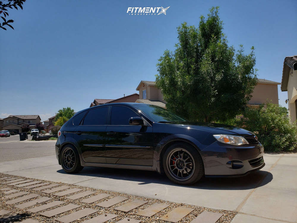 2009 Subaru Impreza Outback Sport with 17x8 Konig Hypergram and ...