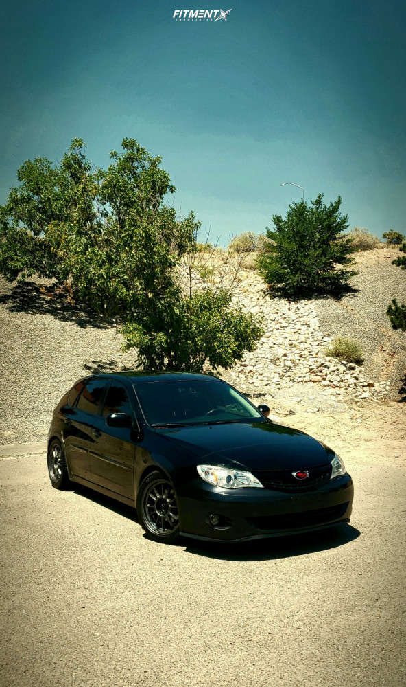 2009 Subaru Impreza Outback Sport with 17x8 Konig Hypergram and ...
