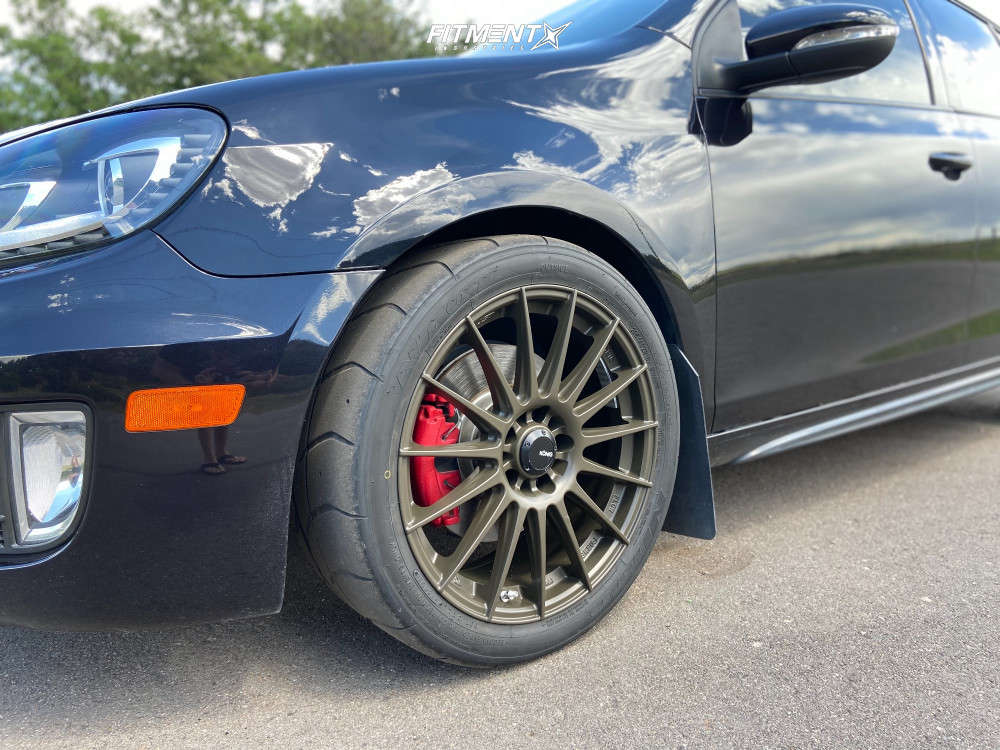 2013 Volkswagen GTI Base with 18x8 Konig Rennform and Nitto 235x40 on ...