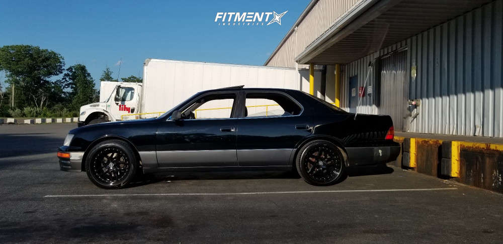 1995 Lexus LS400 Base with 19x9.5 ESR CS15 and Nankang 245x40 on Stock ...