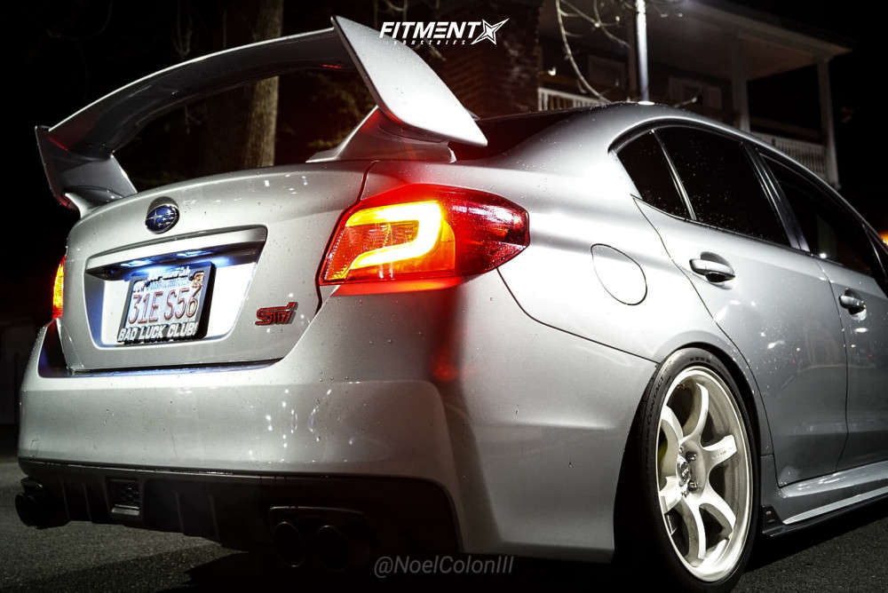 2018 Subaru WRX STI Base with 18x9.5 Gram Lights 57DR and Continental ...