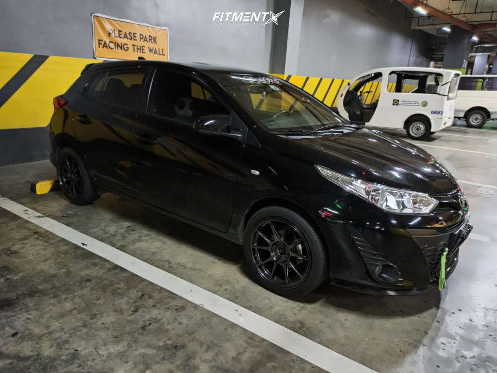 2018 Toyota Yaris Base with 17x7.5 Rota Titan and Nankang 205x45 on ...