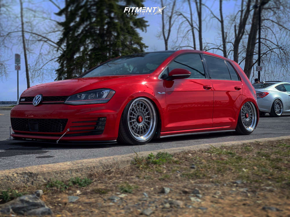 2015 Volkswagen GTI Autobahn with 18x9.5 Rotiform Las-r and Firestone ...