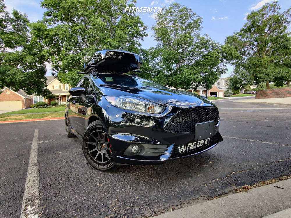 2016 Ford Fiesta ST with 17x8 Rota Recce and Falken 215x40 on Stock ...