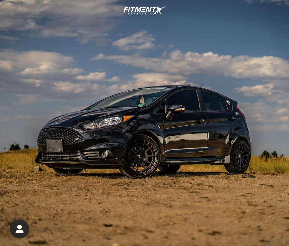 2016 Ford Fiesta ST with 17x8 Rota Recce and Falken 215x40 on Stock ...