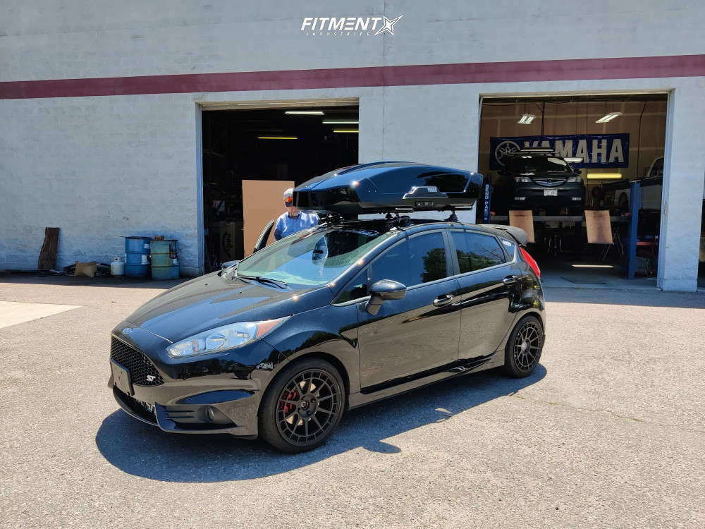 2016 Ford Fiesta ST with 17x8 Rota Recce and Falken 215x40 on Stock ...