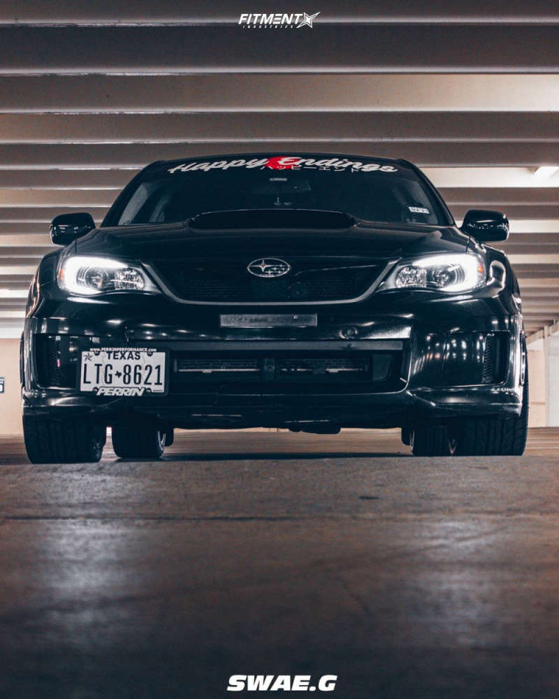 2012 Subaru WRX Base with 17x9 ESR Sr11 and Nitto 255x40 on Stock ...
