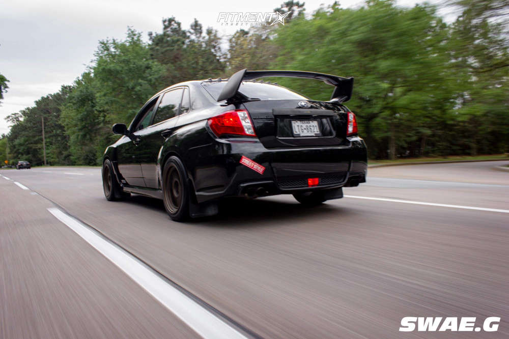 2012 Subaru WRX Base with 17x9 ESR Sr11 and Nitto 255x40 on Stock ...
