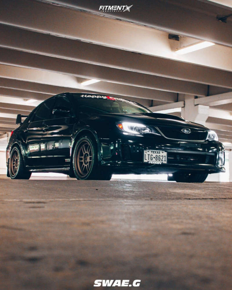 2012 Subaru WRX Base with 17x9 ESR Sr11 and Nitto 255x40 on Stock ...