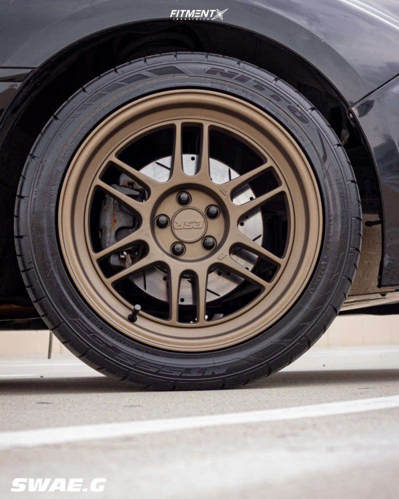 2012 Subaru WRX Base with 17x9 ESR Sr11 and Nitto 255x40 on Stock ...