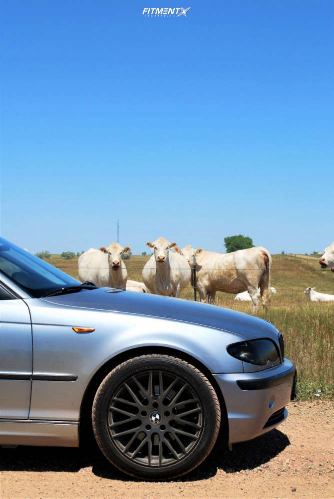 2005 BMW 325xi Base with 17x8 TSW Max and General 245x40 on Lowering Springs | 1172591 | Fitment ...