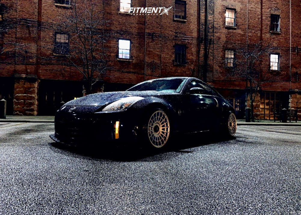 2007 Nissan 350Z Enthusiast with 18x9.5 Rotiform Las-r and Achilles ...