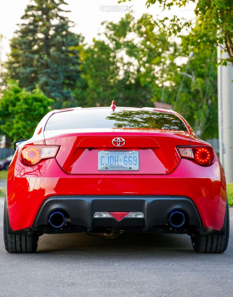 2016 Scion FR-S Base with 18x9.5 Option Lab R716 and Firestone 255x35 ...