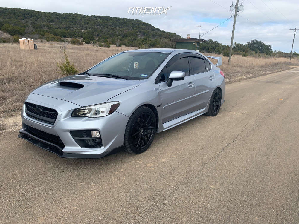 2017 Subaru WRX Limited with 18x9.5 Niche Dfs and General 255x45 on ...