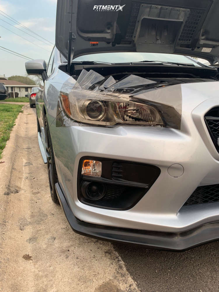 2017 Subaru WRX Limited with 18x9.5 Niche Dfs and General 255x45 on ...