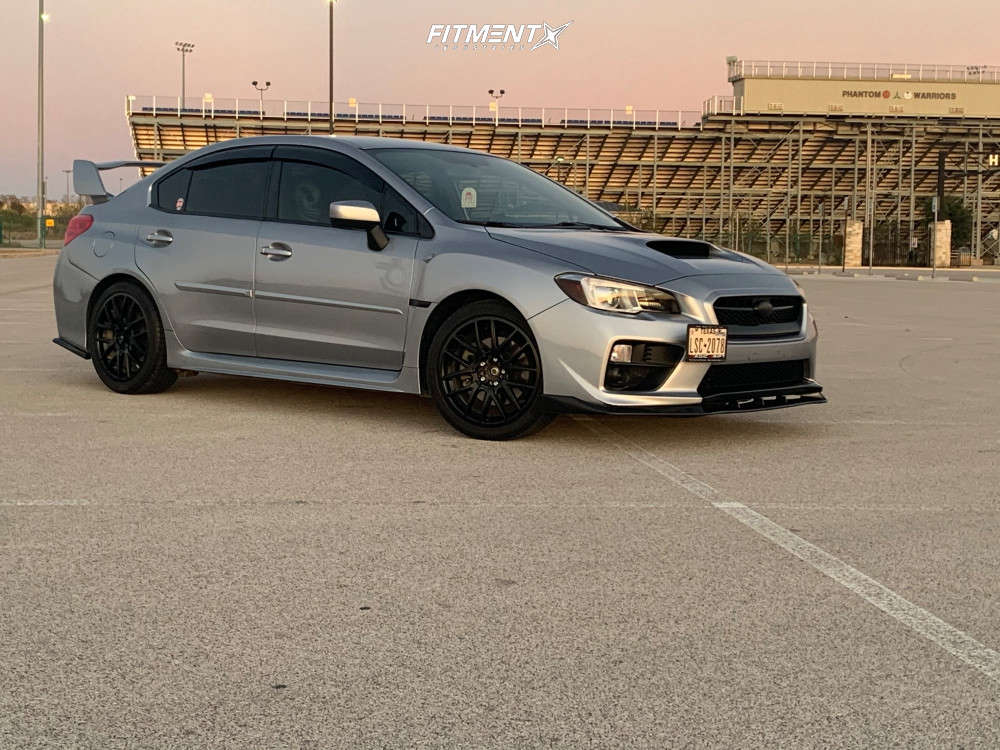 2017 Subaru WRX Limited with 18x9.5 Niche Dfs and General 255x45 on ...