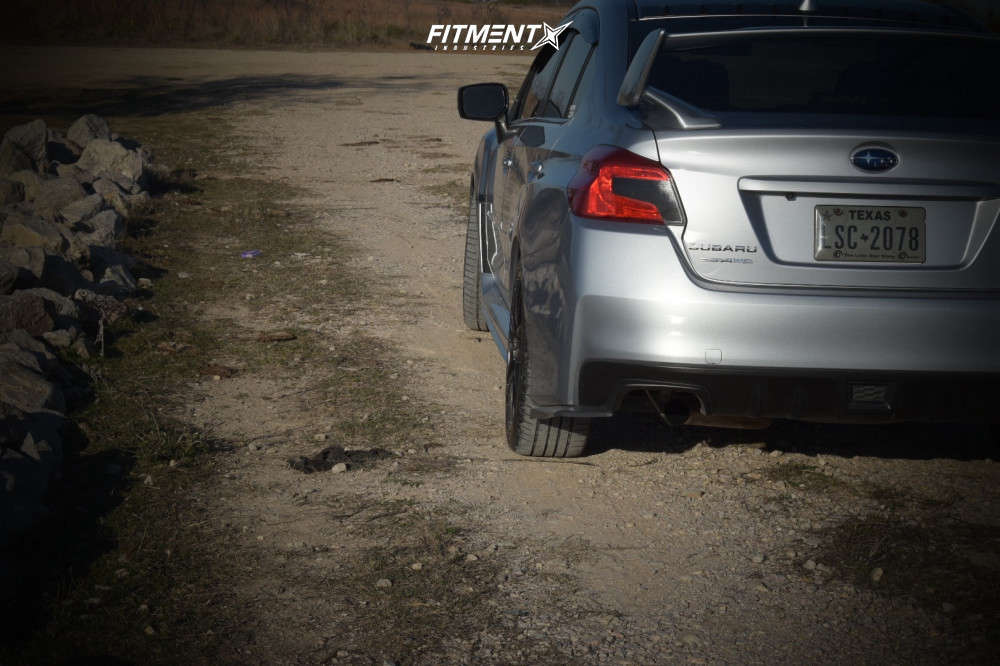 2017 Subaru WRX Limited with 18x9.5 Niche Dfs and General 255x45 on ...