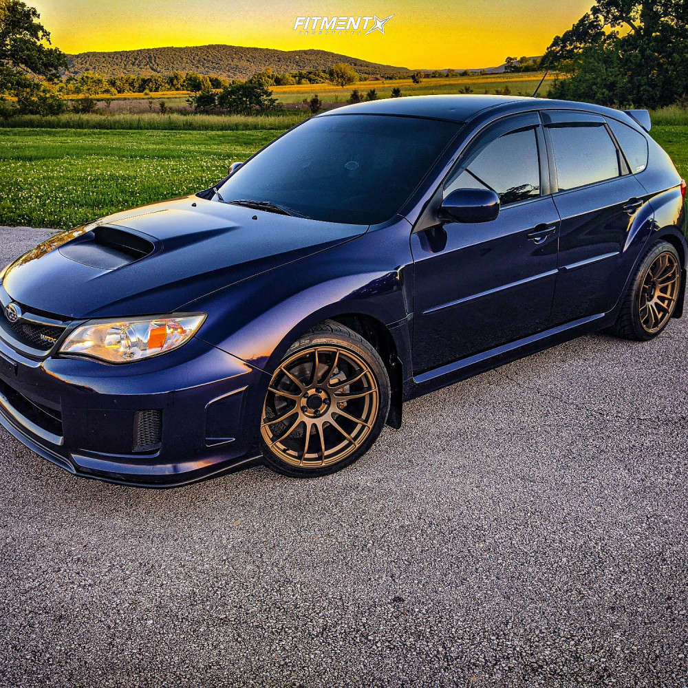 2013 Subaru WRX Base with 18x9.5 AVID1 AV20 and Federal 295x35 on Stock ...
