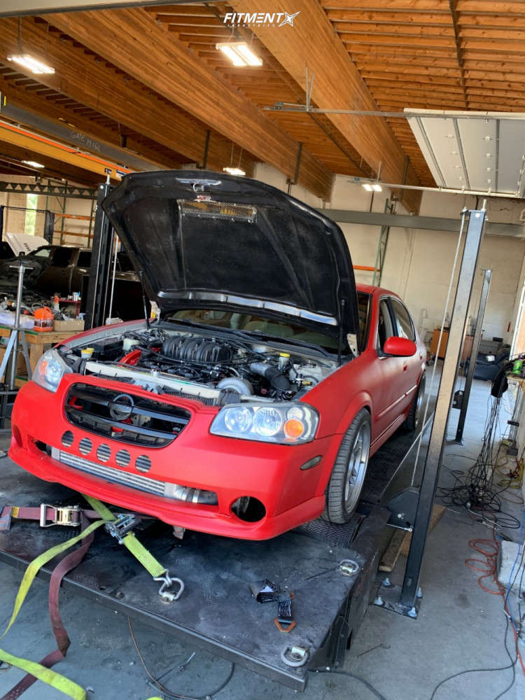2000 Nissan Maxima SE with 18x9.5 Enkei RPF1 and Nitto 255x35 on ...